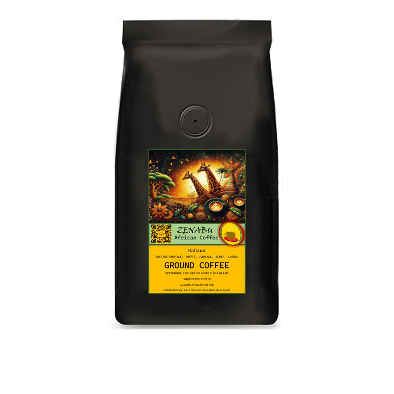 African Kahawa Blend 2 Pounds Ground – Zenabu African Coffee